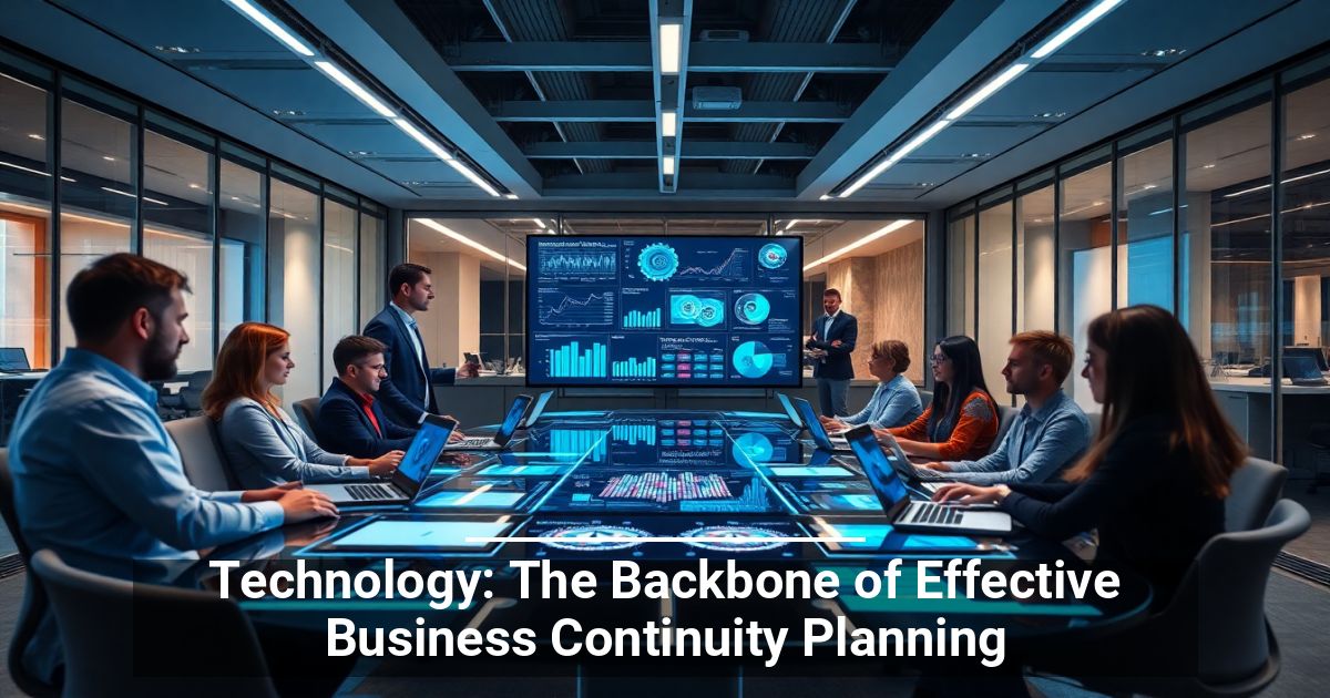 Technology: The Backbone of Effective Business Continuity Planning ...